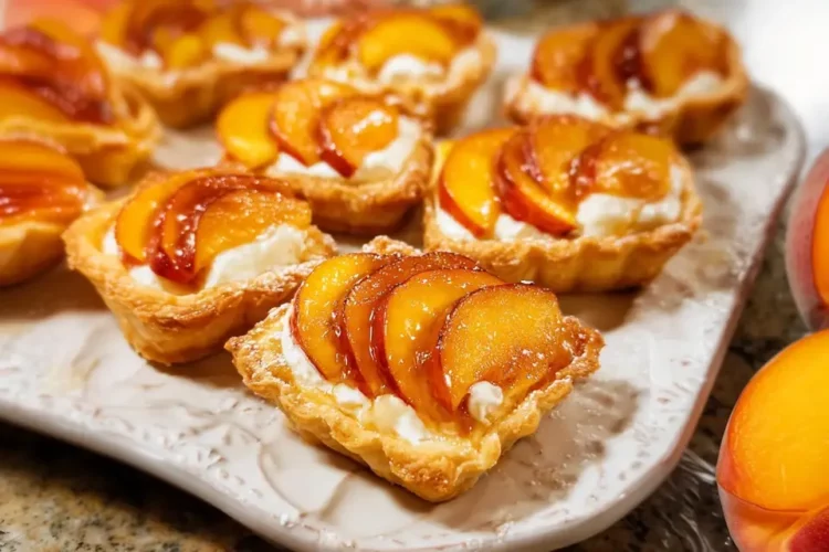 Peach and Cream Cheese Mini Tarts: A Taste of Summer in Every Bite