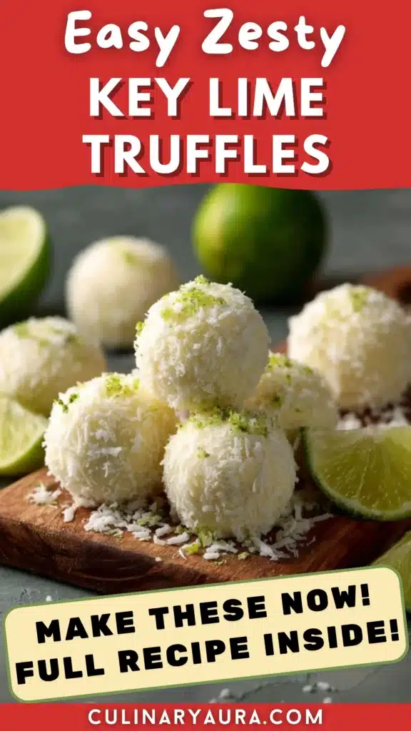 Easy Zesty Key Lime Truffles