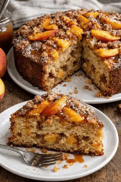 Brown Sugar Peach Cake